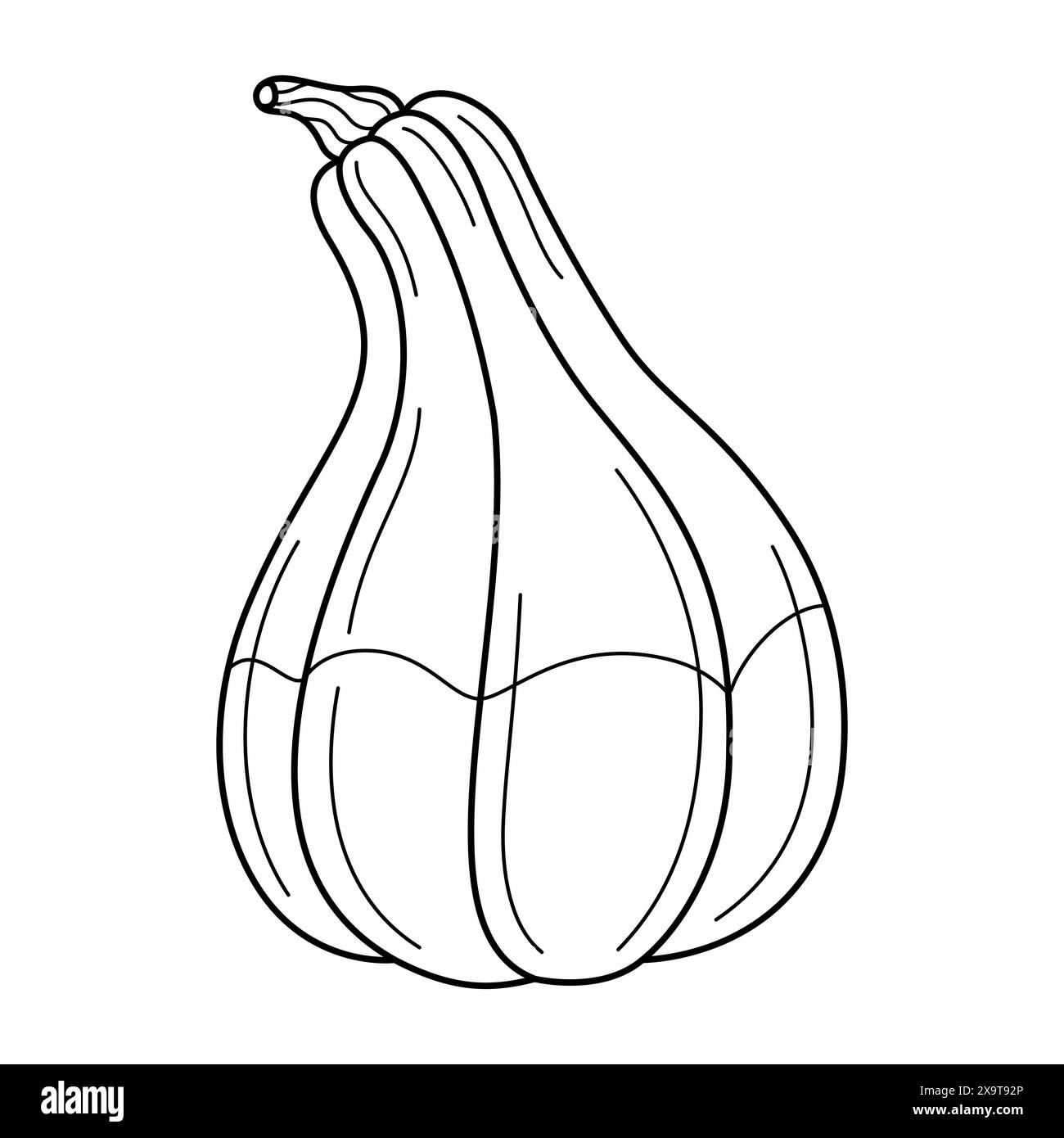 Hand Drawn pumpkin line art. Pumpkin doodle icon. Black and white ...