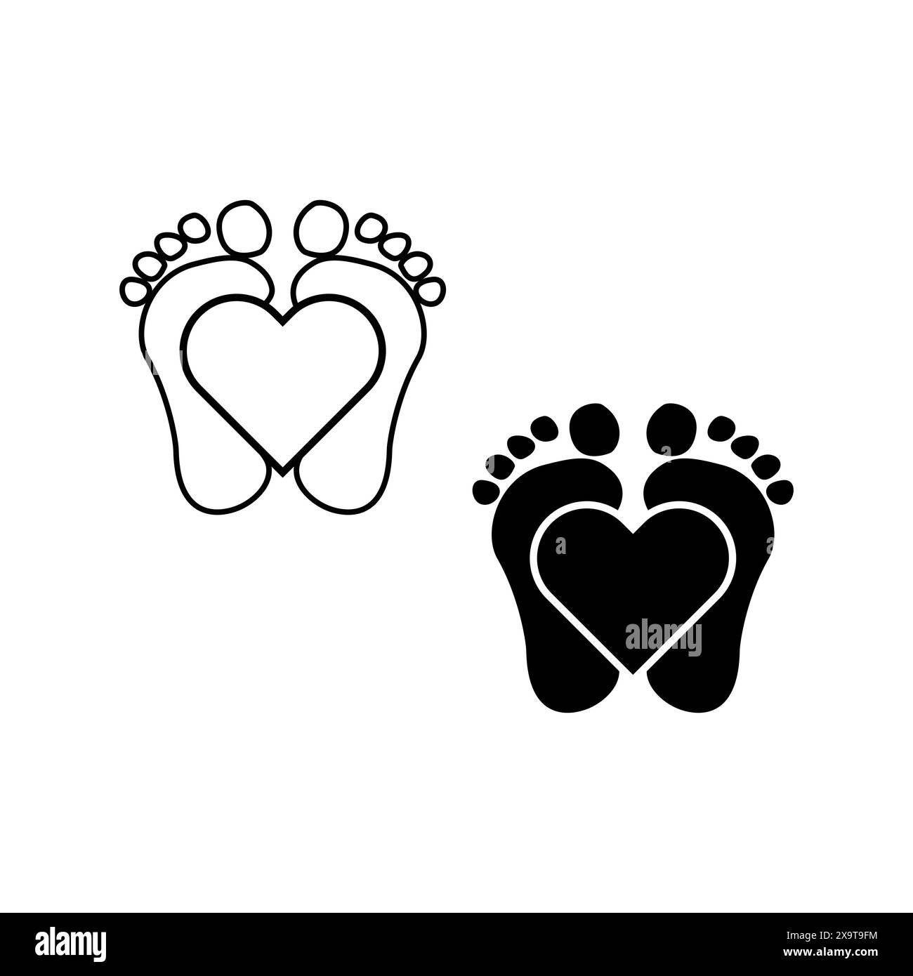 Outline Of Baby Footprints Walking Baby Footprint Images – Browse