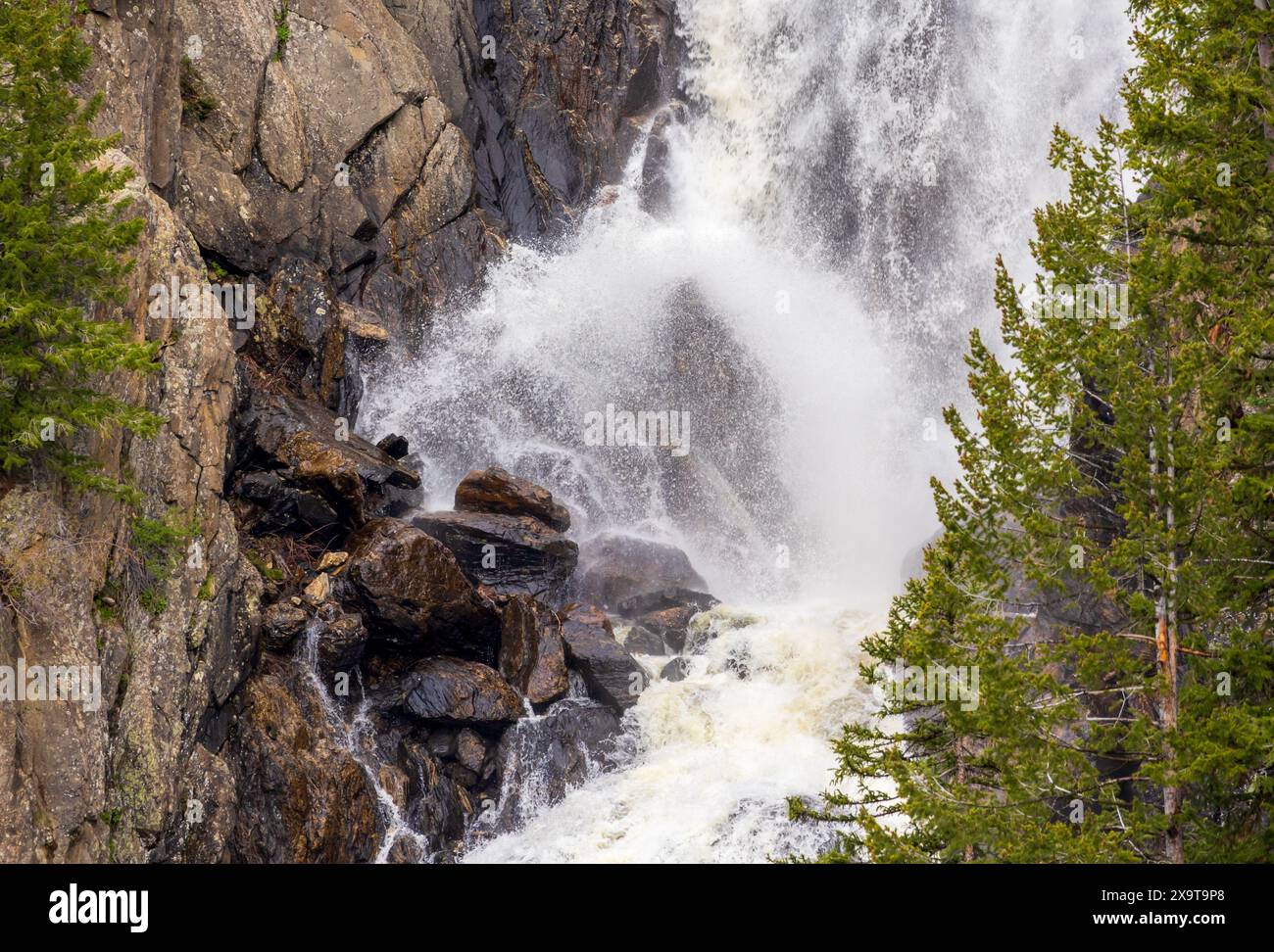 Fish Creek Falls in Steamboat Springs, Colorado Stock Photo - Alamy