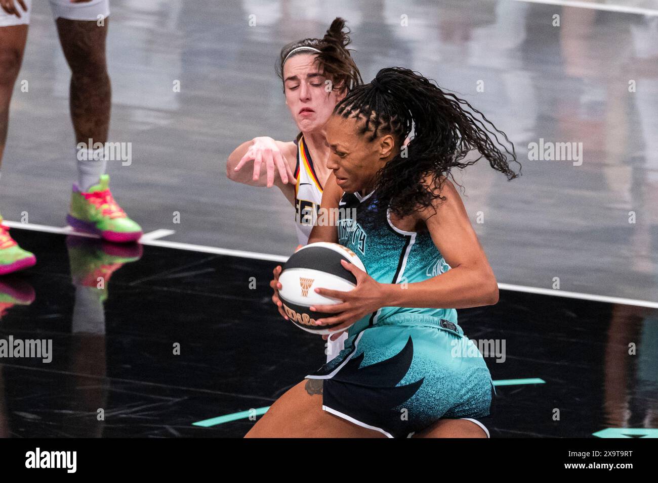 Brooklyn, United States. 02nd June, 2024. Indiana Fever guard Caitlin ...