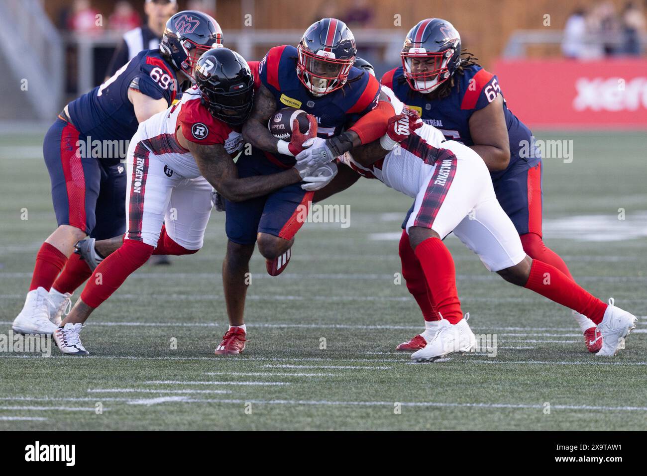 Ottawa, Canada. 31st May, 2024. Montreal Alouettes running back Stevie ...