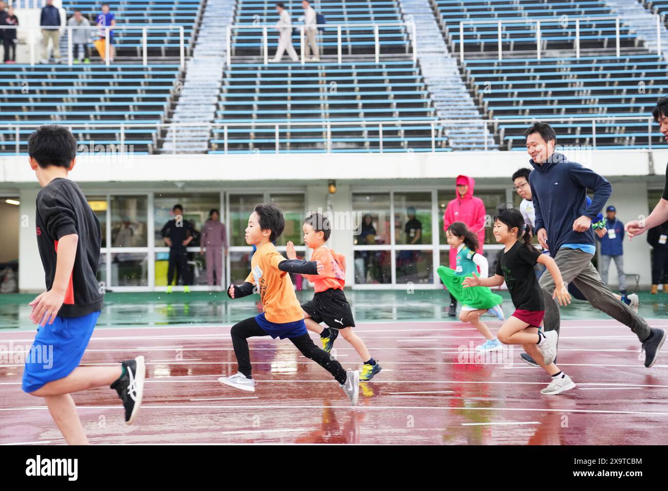 Tottori, Japan. 2nd June, 2024. General view Athletics : Fuse Sprint 2024 Womens 100mH Award ...