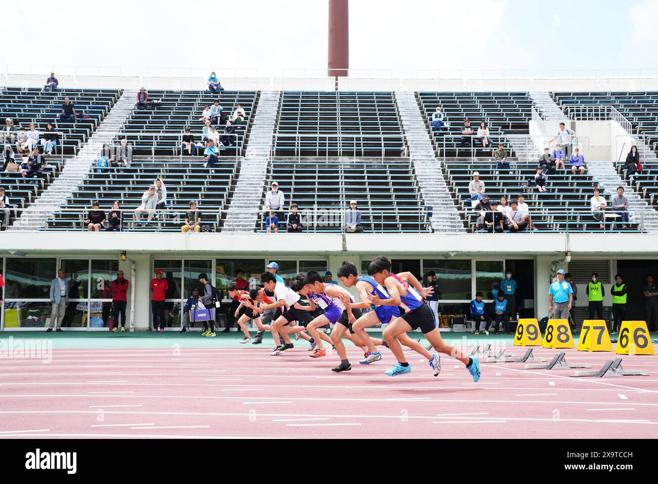 Tottori, Japan. 2nd June, 2024. General view Athletics : Fuse Sprint 2024 Womens 100mH Award ...