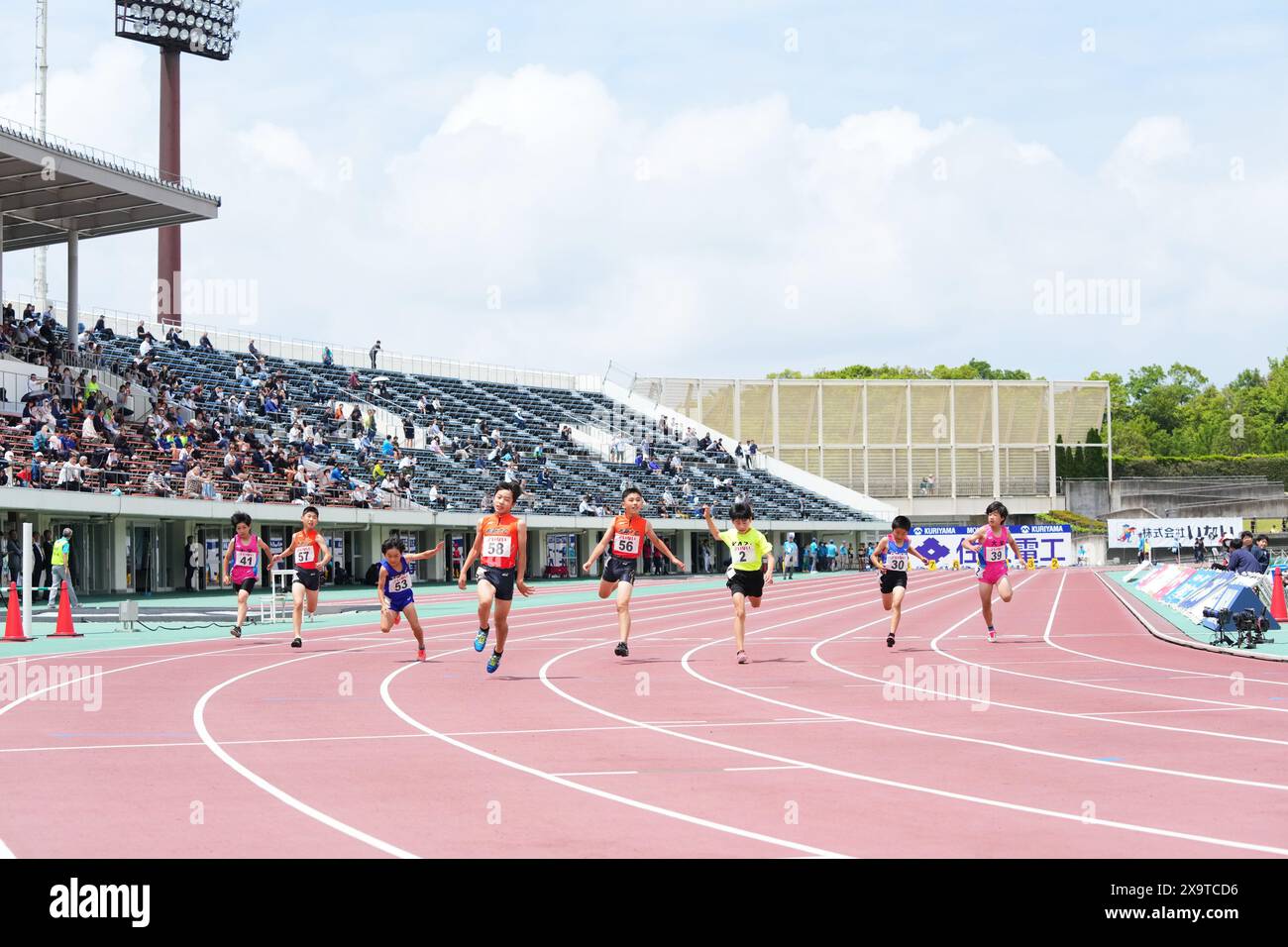 Tottori, Japan. 2nd June, 2024. General view Athletics : Fuse Sprint 2024 Womens 100mH Award ...