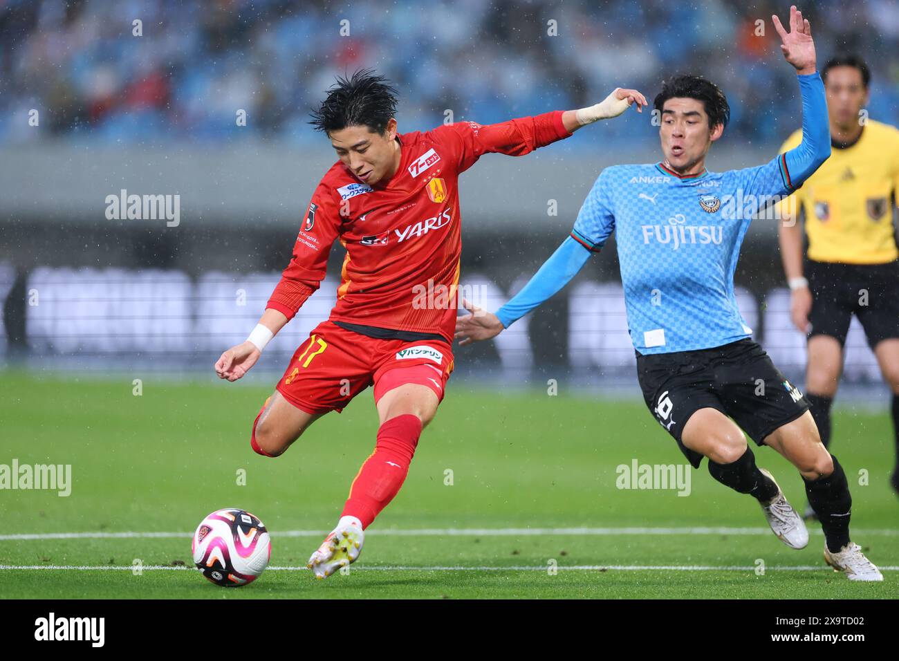 Uvance Todoroki Stadium by Fujitsu, Kanagawa, Japan. 2nd June, 2024. (L ...