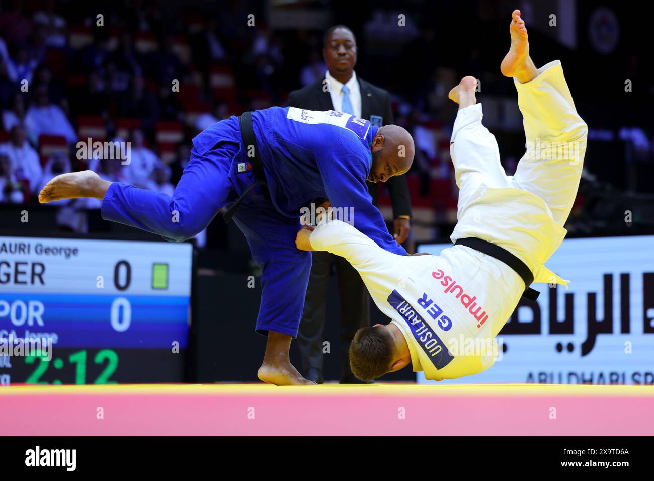 Mubadala Arena, Abu Dhabi, UAE. 23rd May, 2024. (L-R) Jorge Fonseca ...