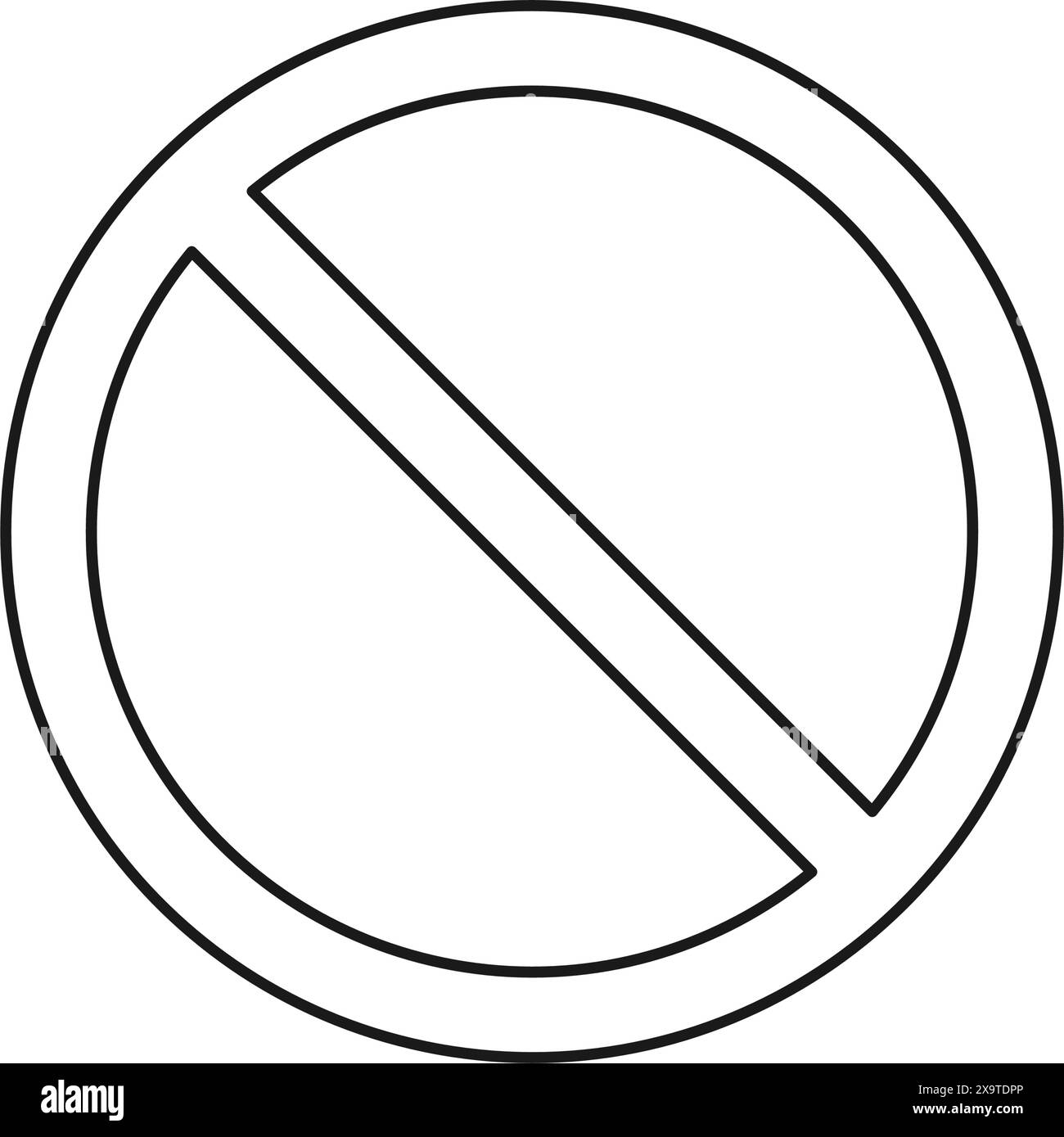 Ban sign clipart symbol Stock Vector Images - Alamy