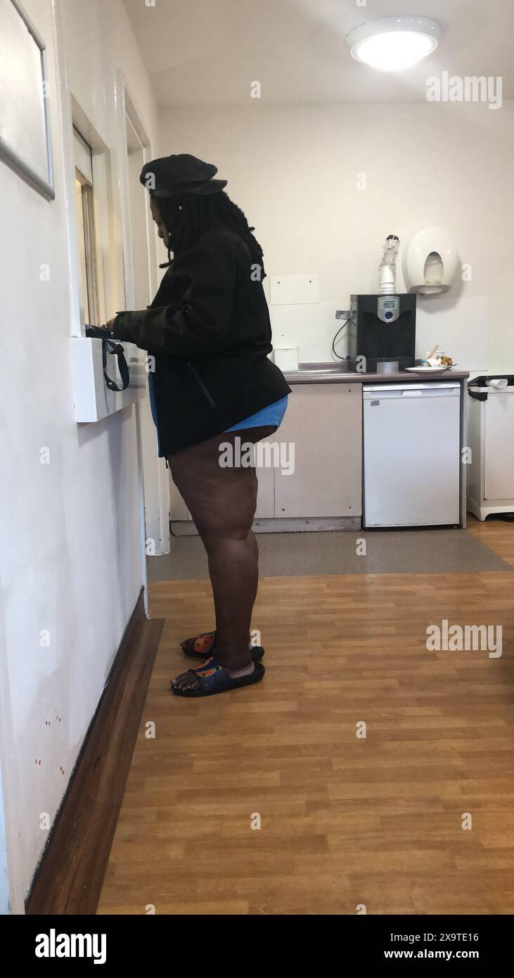 England, London, Park Royal Hospital, Dining room Stock Photo - Alamy