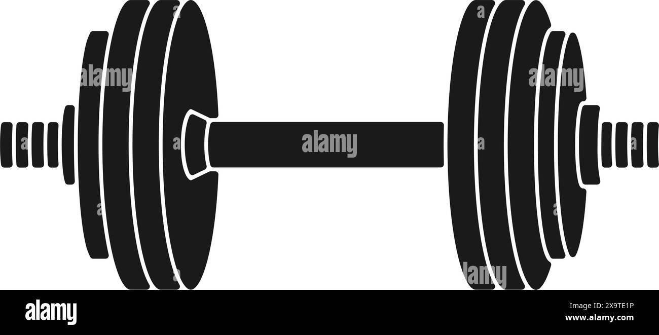 Dumbbell vector hi-res stock photography and images - Alamy