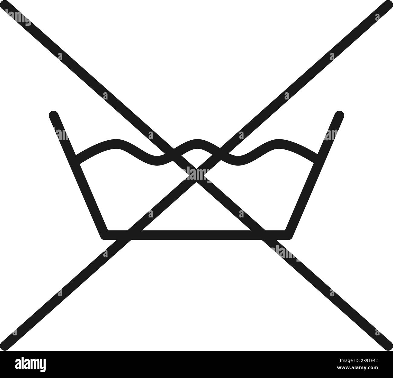 Laundry care symbol hi-res stock photography and images - Alamy