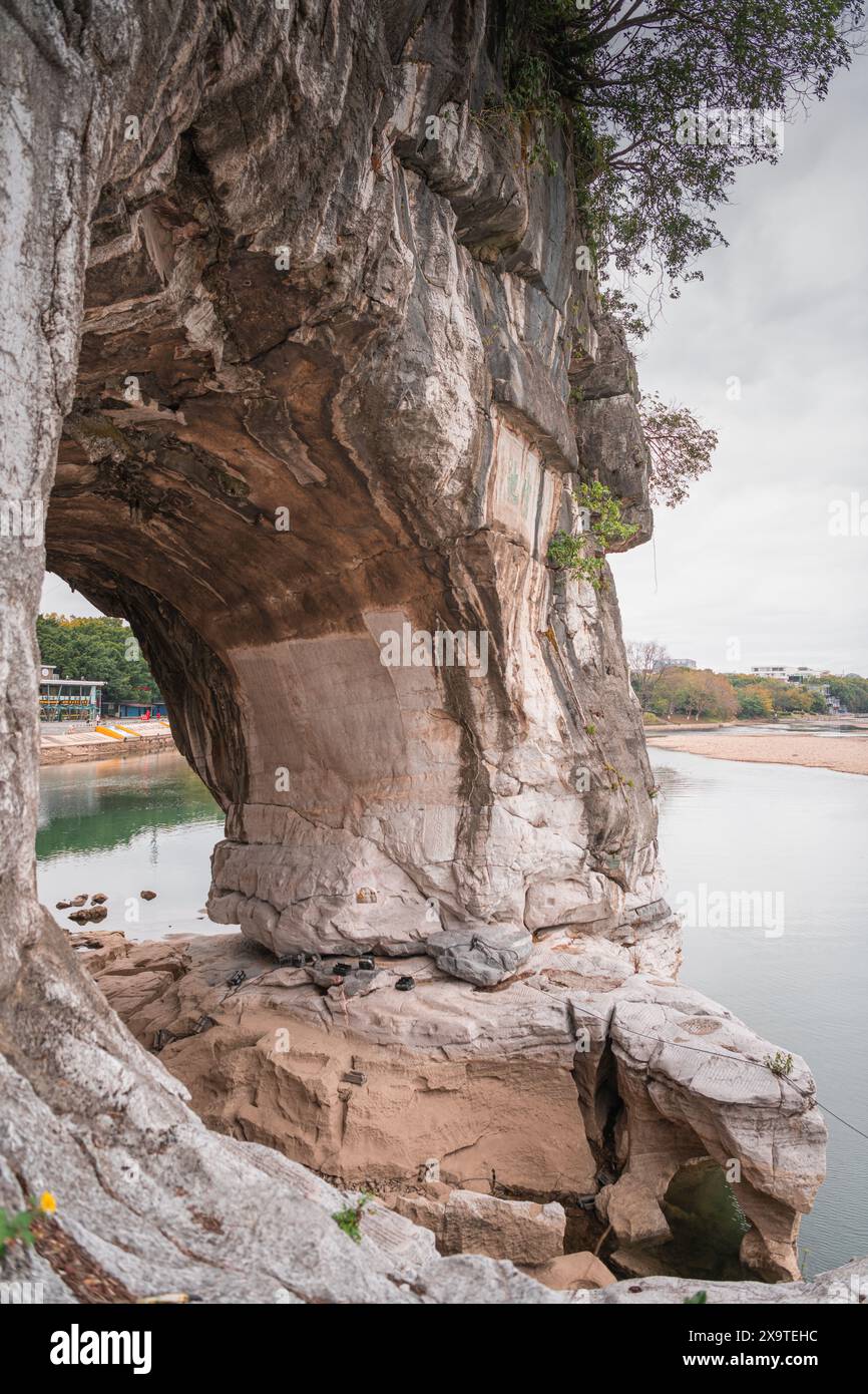 The Elephant Trunk Hill is a hill, landmark and tourist attraction in ...