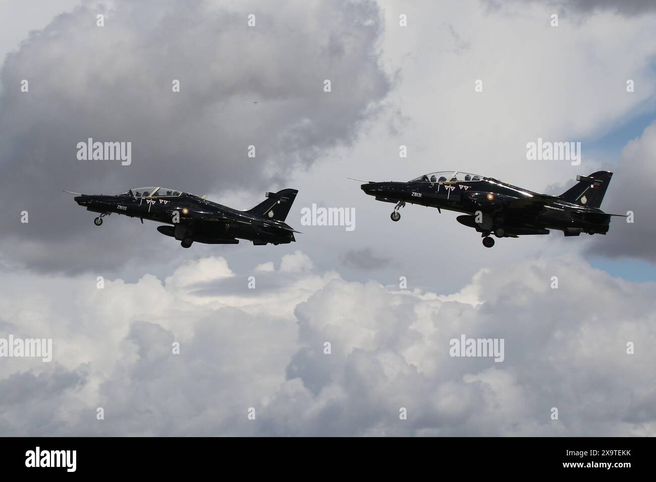 ZB131 and ZB132, two BAE Systems Hawk Mk167s operated by the Qatar ...