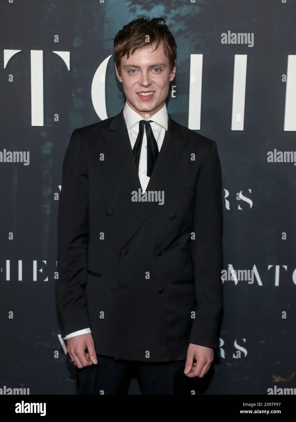 Actor Oliver Finnegan attends the premiere of "The Watchers" at AMC ...