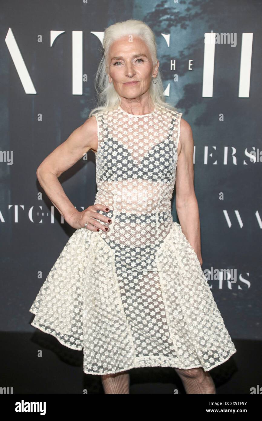 Actor Olwen Fouere attends the premiere of "The Watchers" at AMC ...