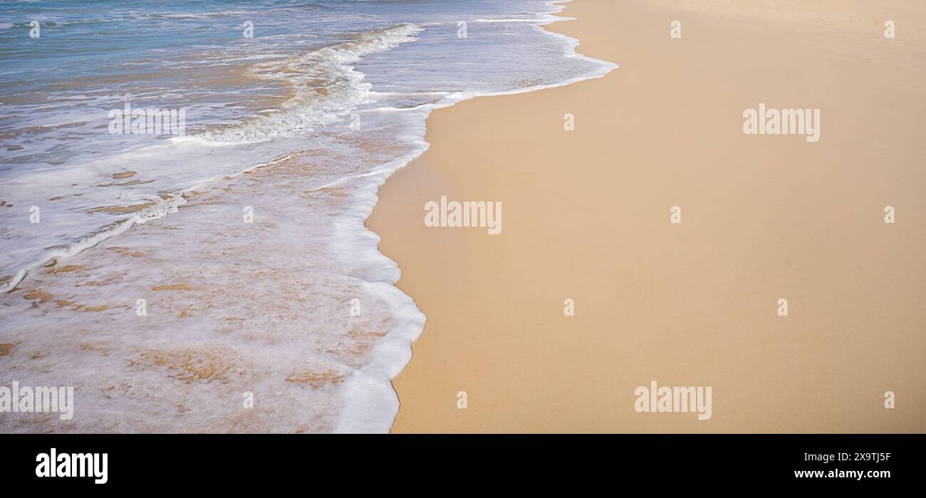 A beach scene suitable for a background plate for seaside images with ...