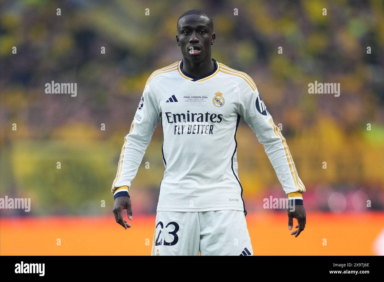 London, UK. 01st June, 2024. Ferland Mendy of Real Madrid during the ...