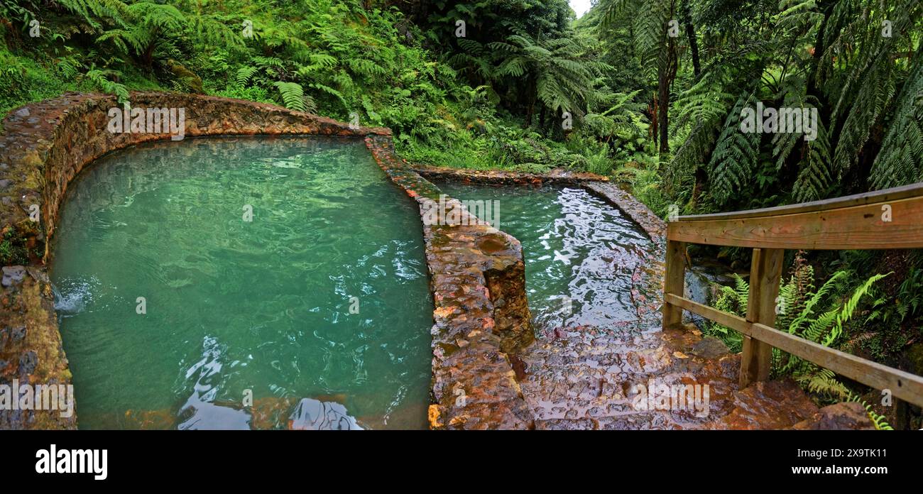 Caldeira velha hot springs hi-res stock photography and images - Alamy