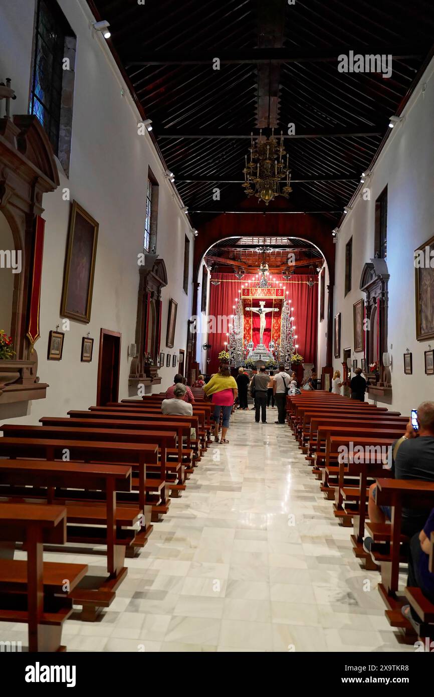 Church of San Francisco La Laguna, Tenerife, Spain, Europe, Interior of ...