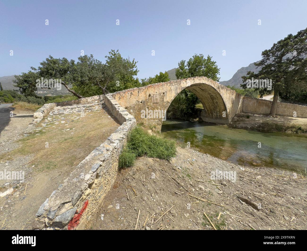 Historic classical arch bridge made of stone in Venetian architectural ...