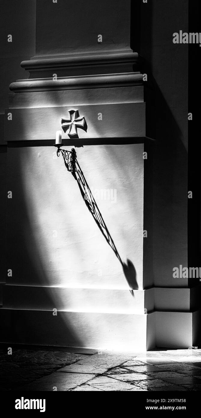 Baroque interior Black and White Stock Photos & Images - Alamy