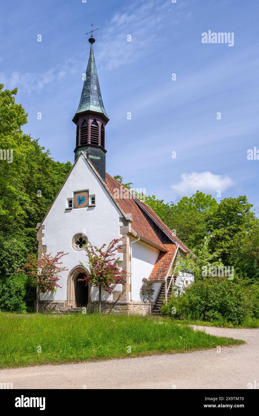 A traditionally built, old village church, late 15th century, original ...