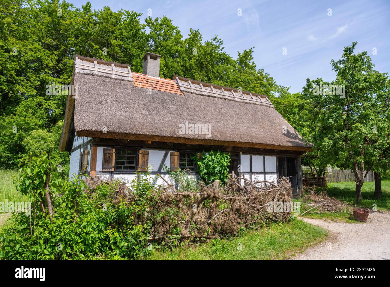Traditionally built, old day labourer's house, late 18th century ...