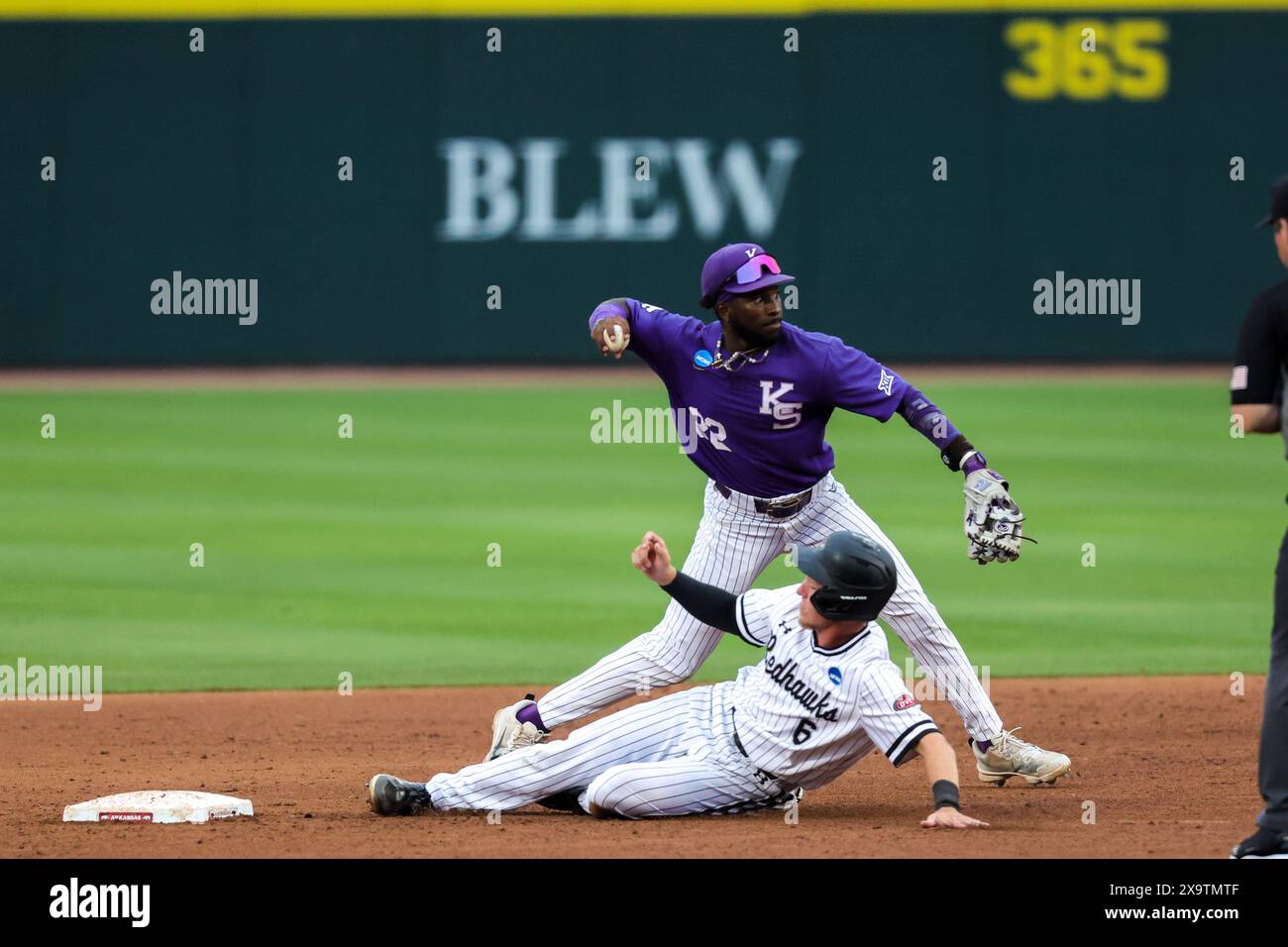 June 2, 2024: Kansas State infielder Kaelen Culpepper #22 prepares to ...