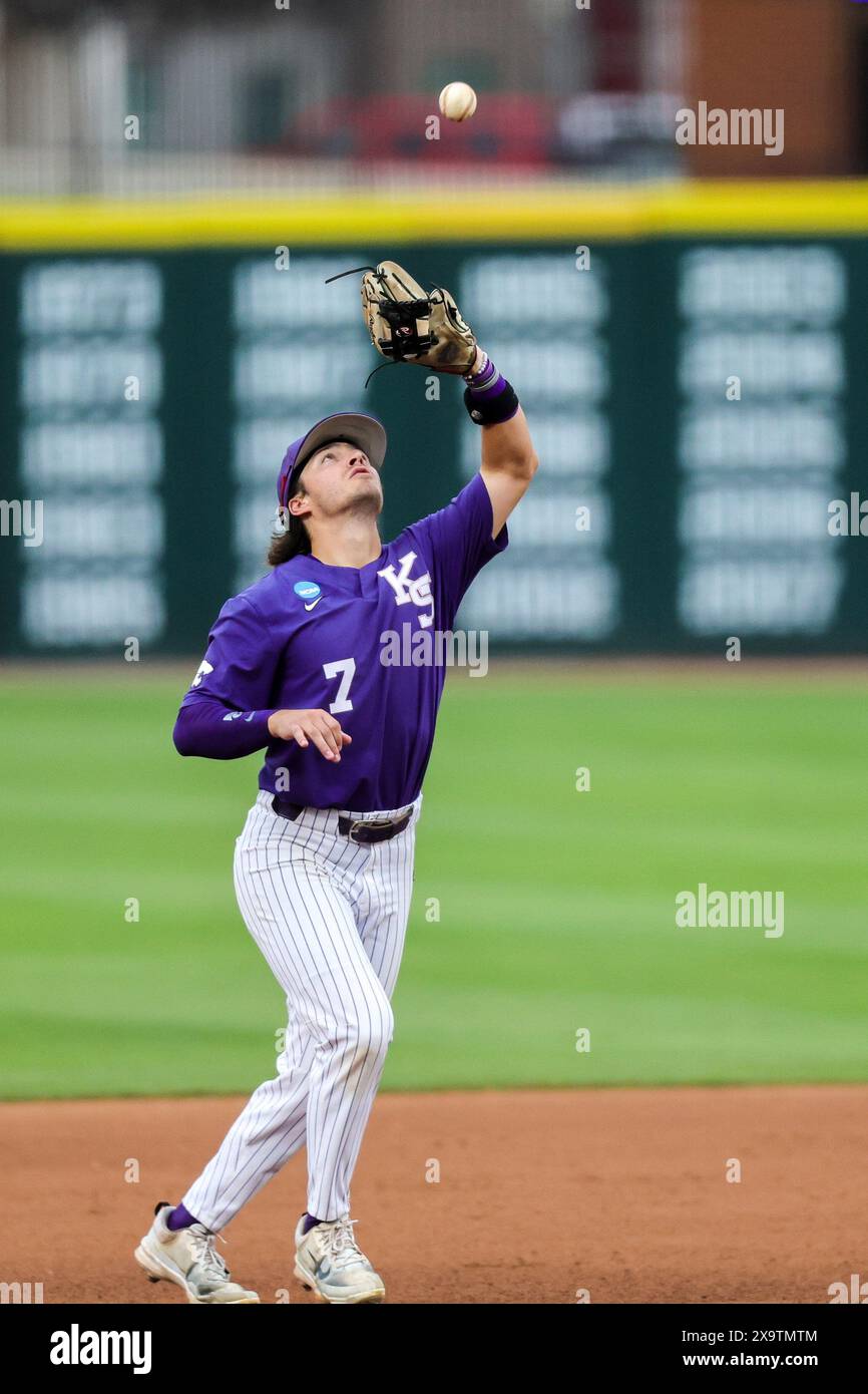 June 2, 2024: Wildcat infielder Brady Day #7 comes in under a pop fly ...