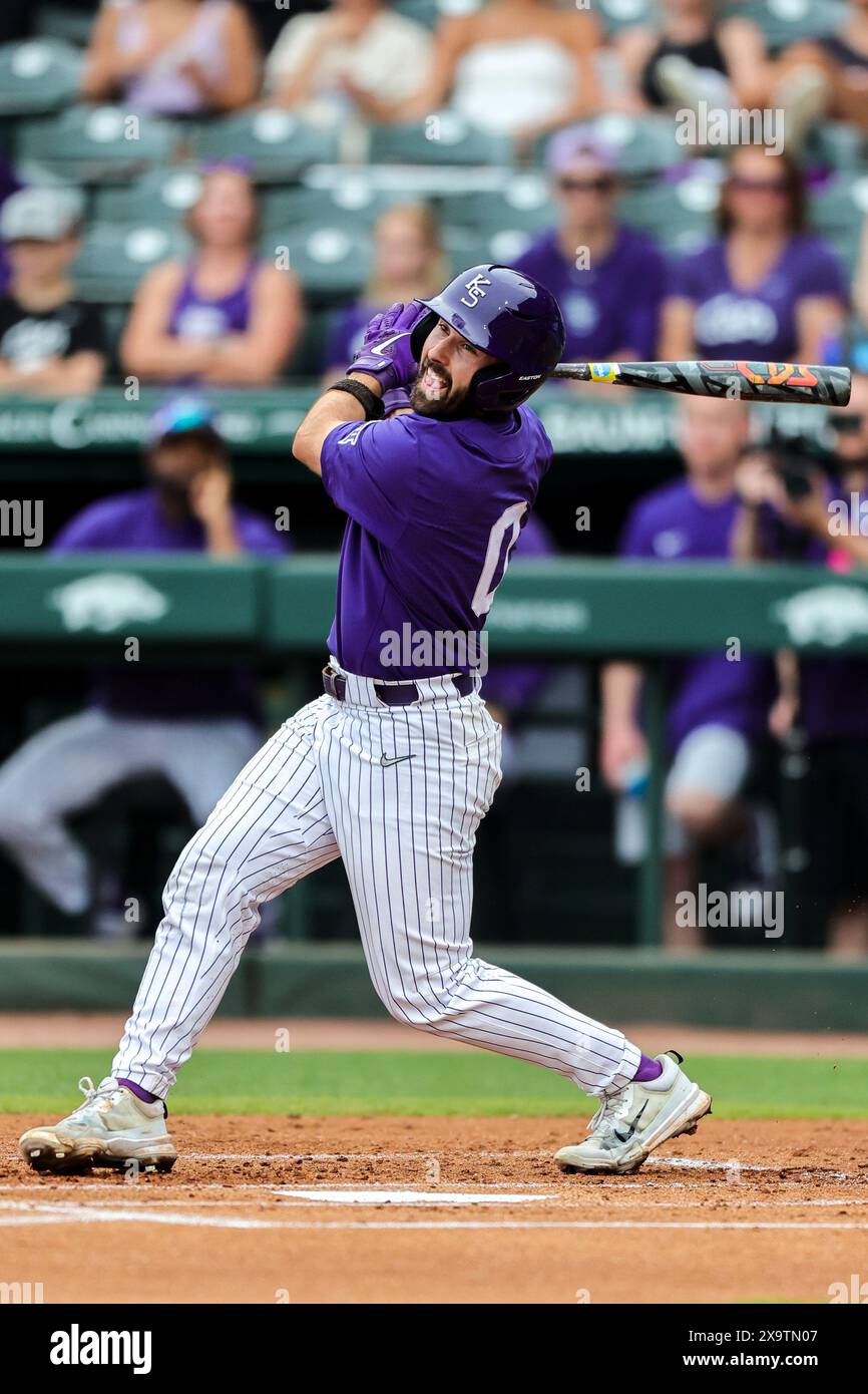June 2, 2024: Jaden Parsons #0 of Kansas State follows through on his ...