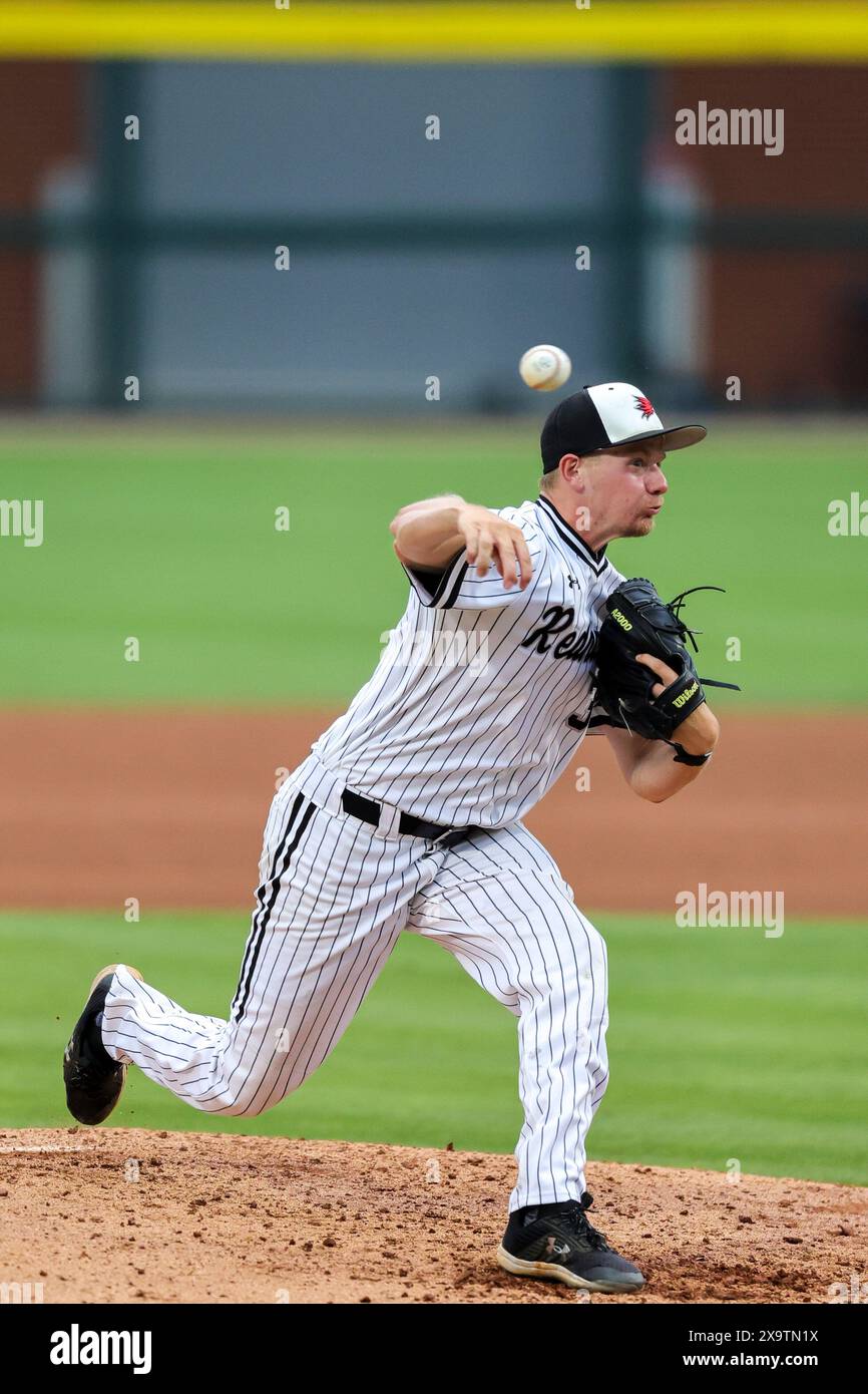 June 2, 2024: Southeast Missouri State pitcher Tommy Windt #30 releases ...