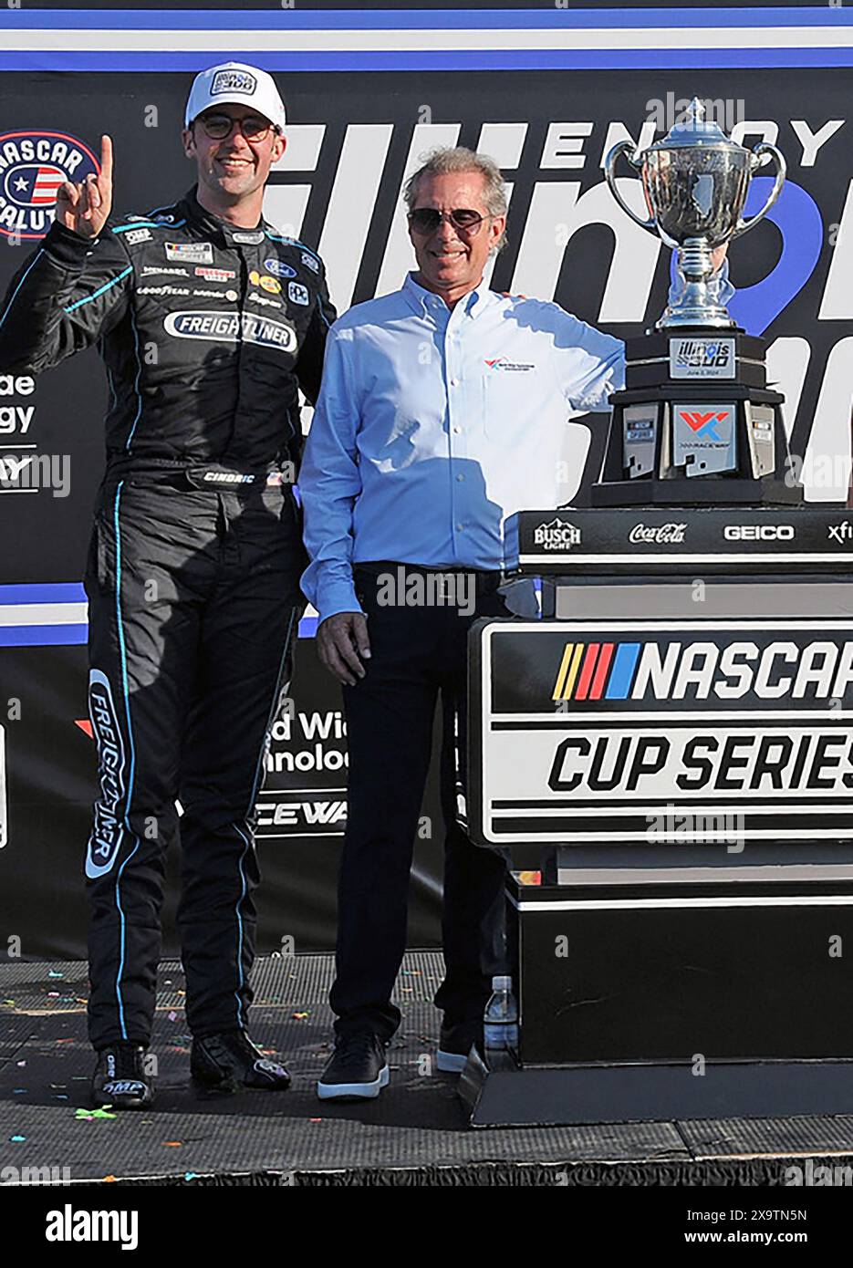 Madison, United States. 05th June, 2024. NASCAR driver Austin Cindric ...