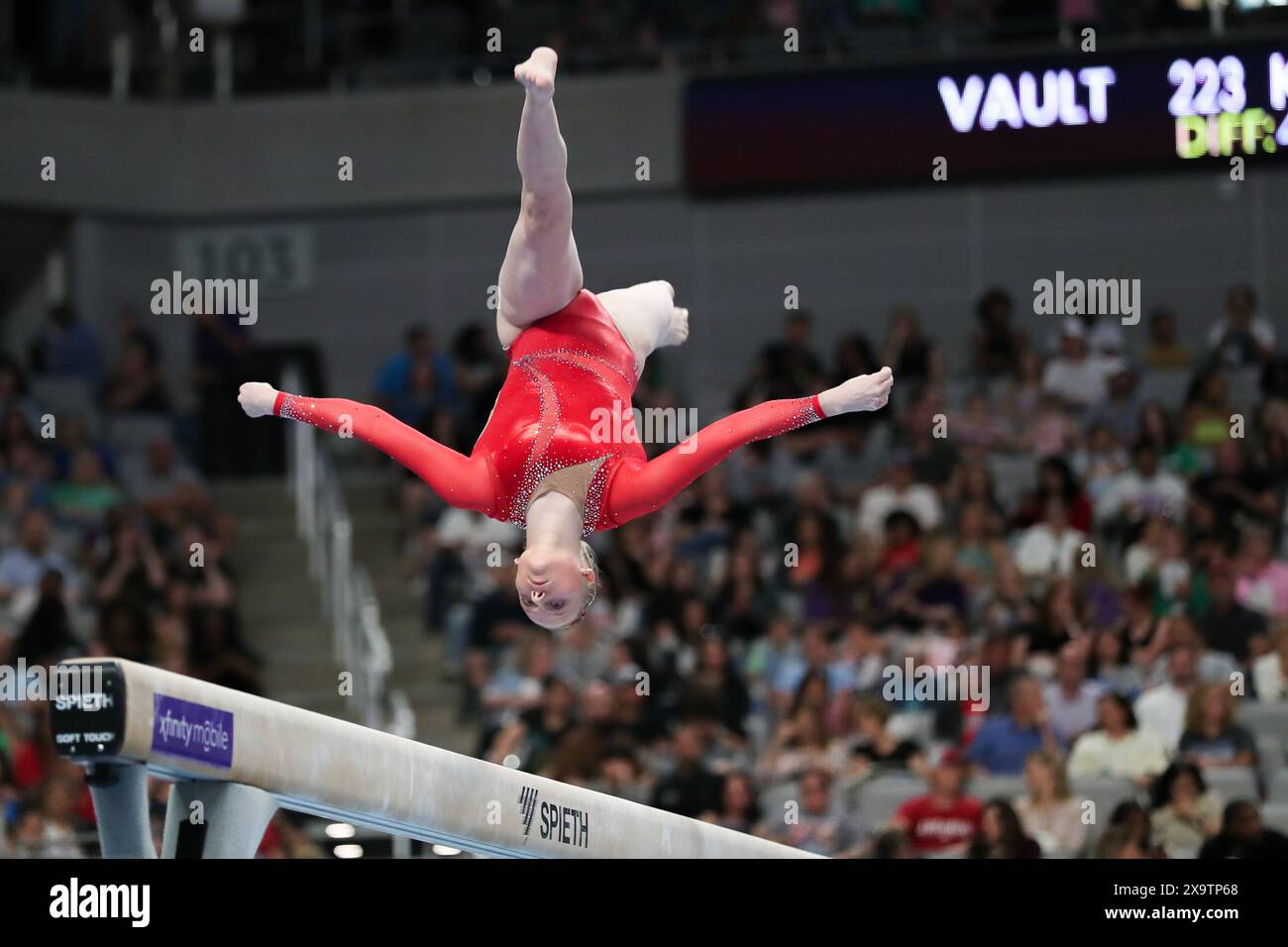 June 2, 2024, Fort Worth, Texas, USA: MARISSA NEAL from GAGE Gymnastics ...