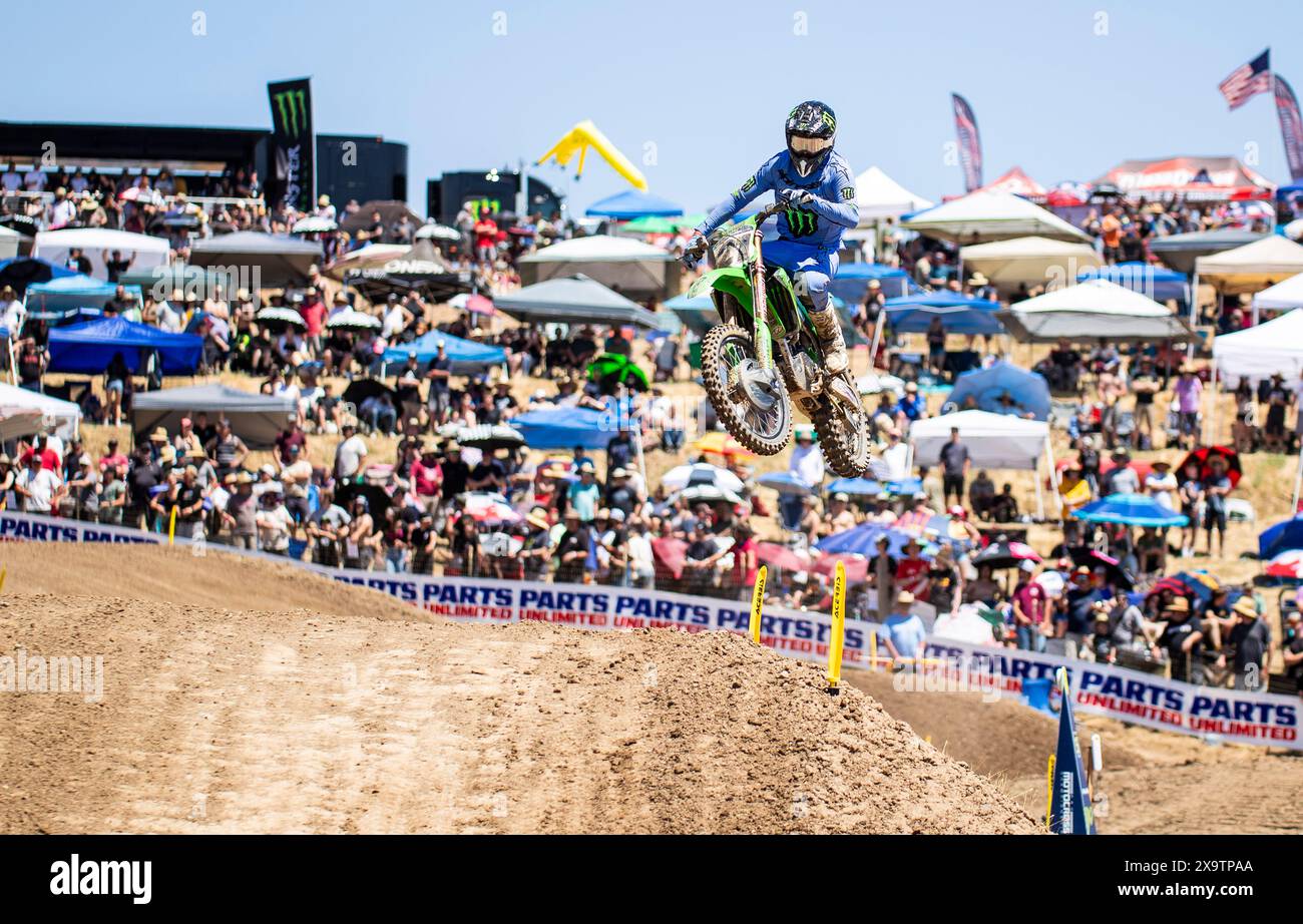 June 01 2024 Sacramento, CA USA Jason Anderson Monster Energy Kawasaki ...