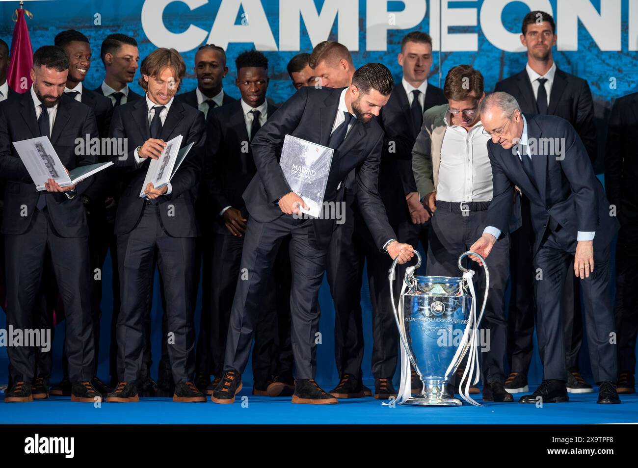 Madrid, Spain. 02nd June, 2024. Real Madrid president Florentino Perez ...