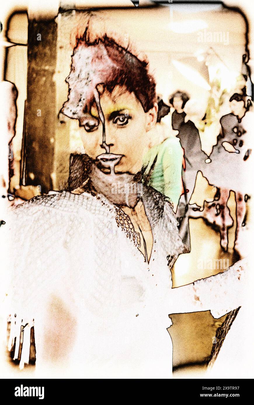 Solarized fashion portraits behind the scenes photos, models, portraits ...