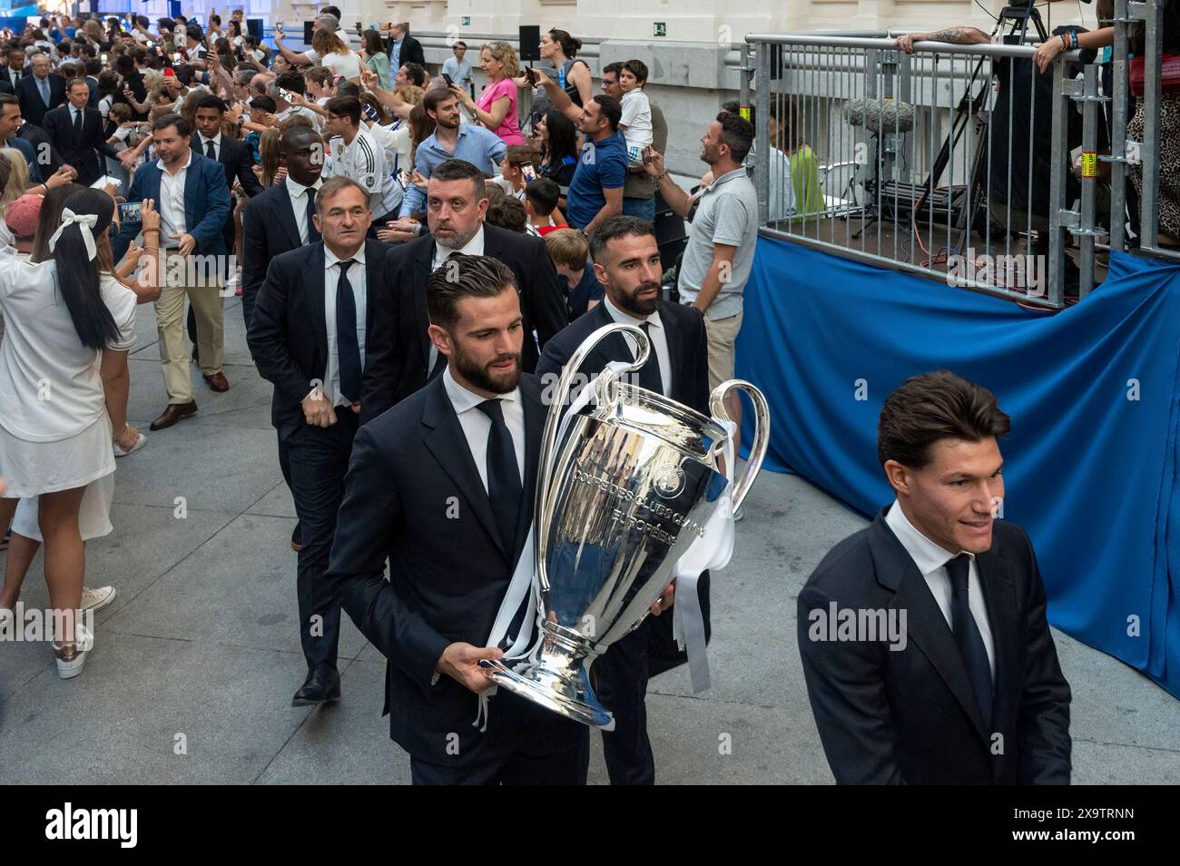 Madrid, Spain. 02nd June, 2024. Team captain Nacho Fernandez of Real ...