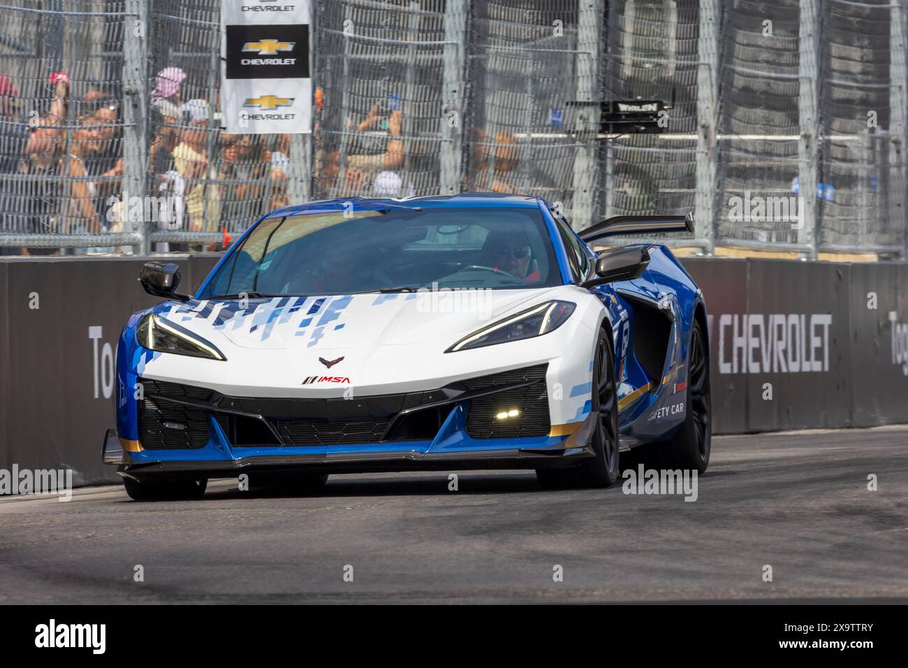 June 1st, 2024: The Corvette pace car) drives during the Chevrolet ...