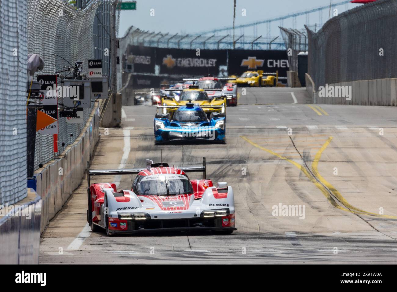 June 1st, 2024: Porsche Penske Racing driver Nick Tandy (6) drives ...