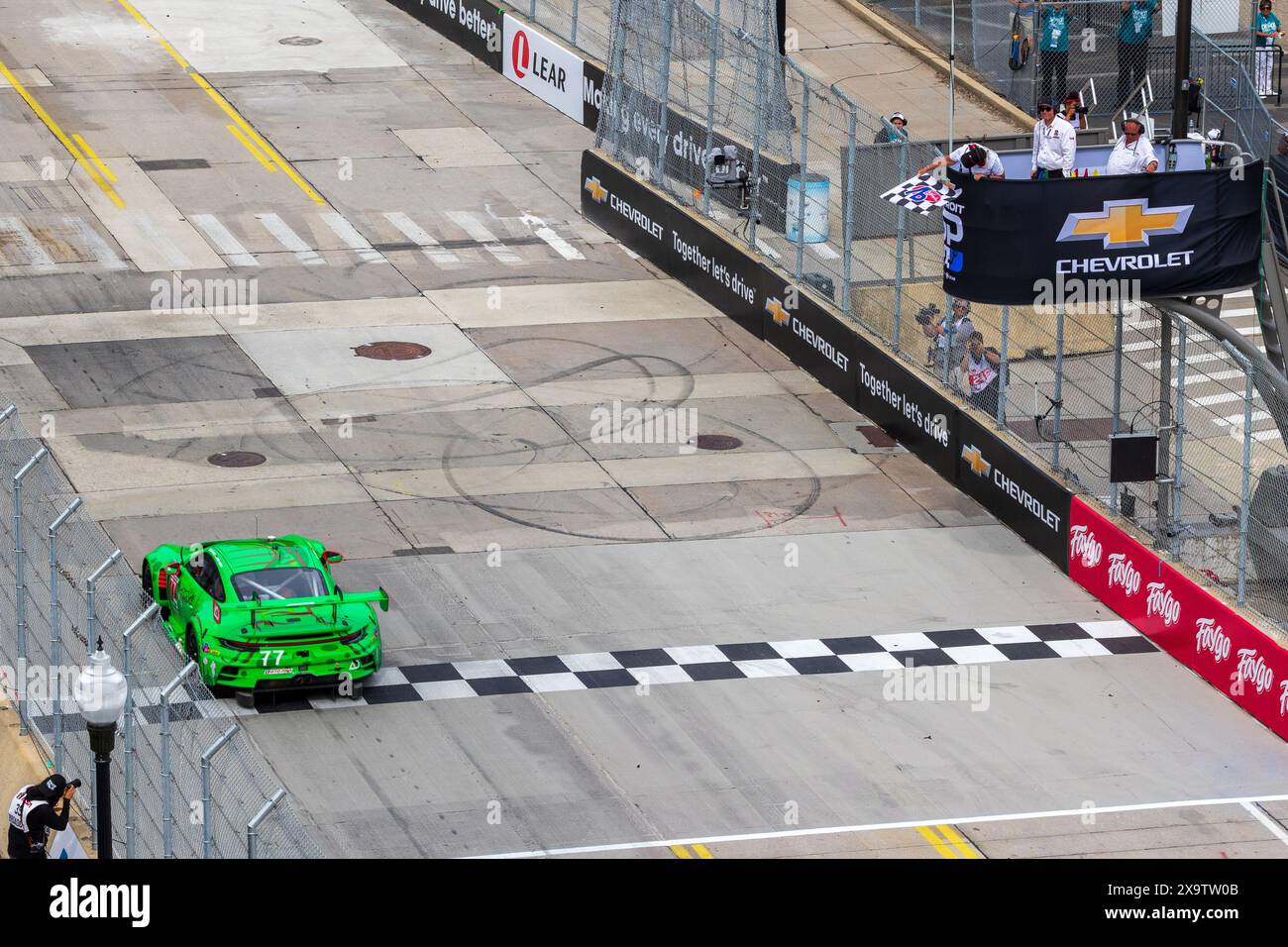 June 1st, 2024: AO Racing driver Laurin Heinrich (77) takes the ...