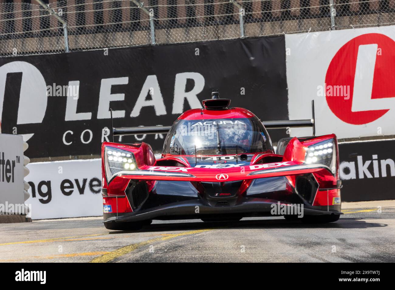 June 1st, 2024: Wayne Taylor Racing driver Louis Deletraz (40) drives ...