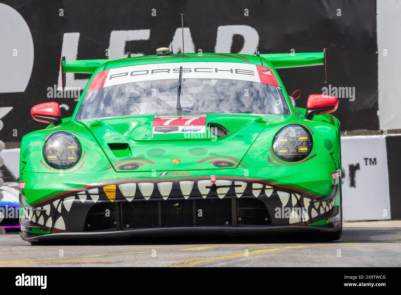 June 1st, 2024: AO Racing driver Laurin Heinrich (77) drives during the ...