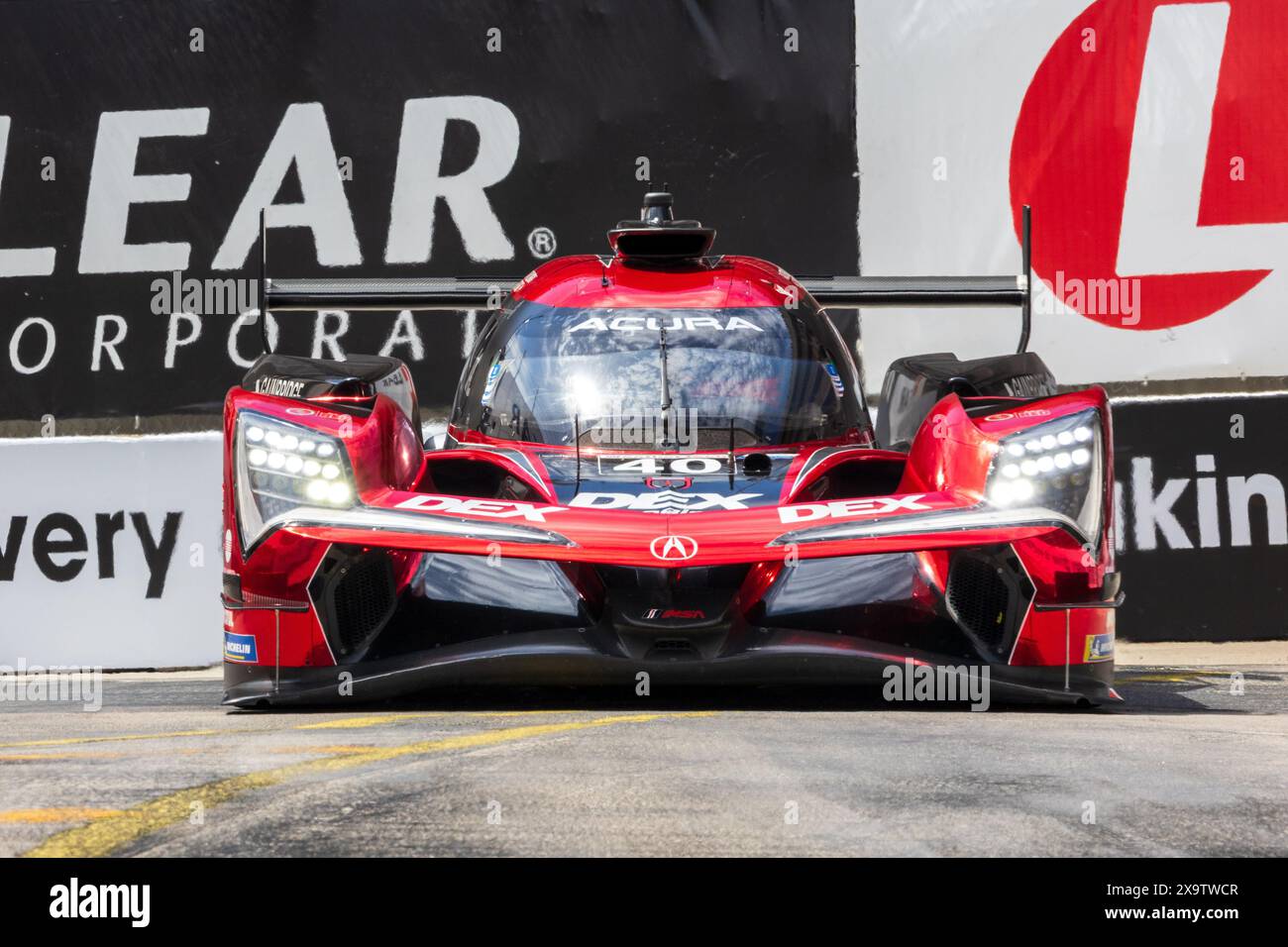 June 1st, 2024: Wayne Taylor Racing driver Louis Deletraz (40) drives ...