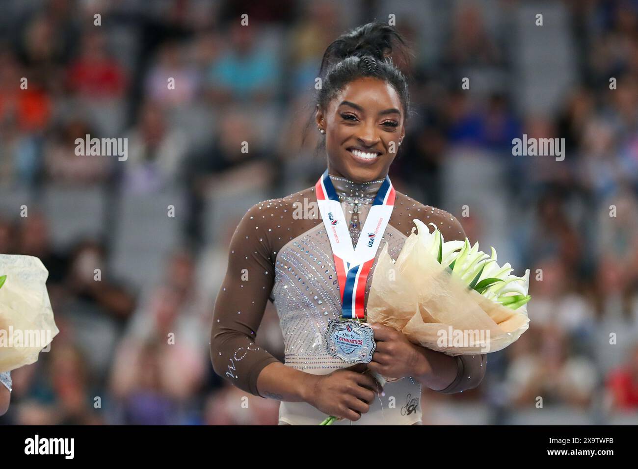 Simone biles june 2024 championship hi-res stock photography and images ...