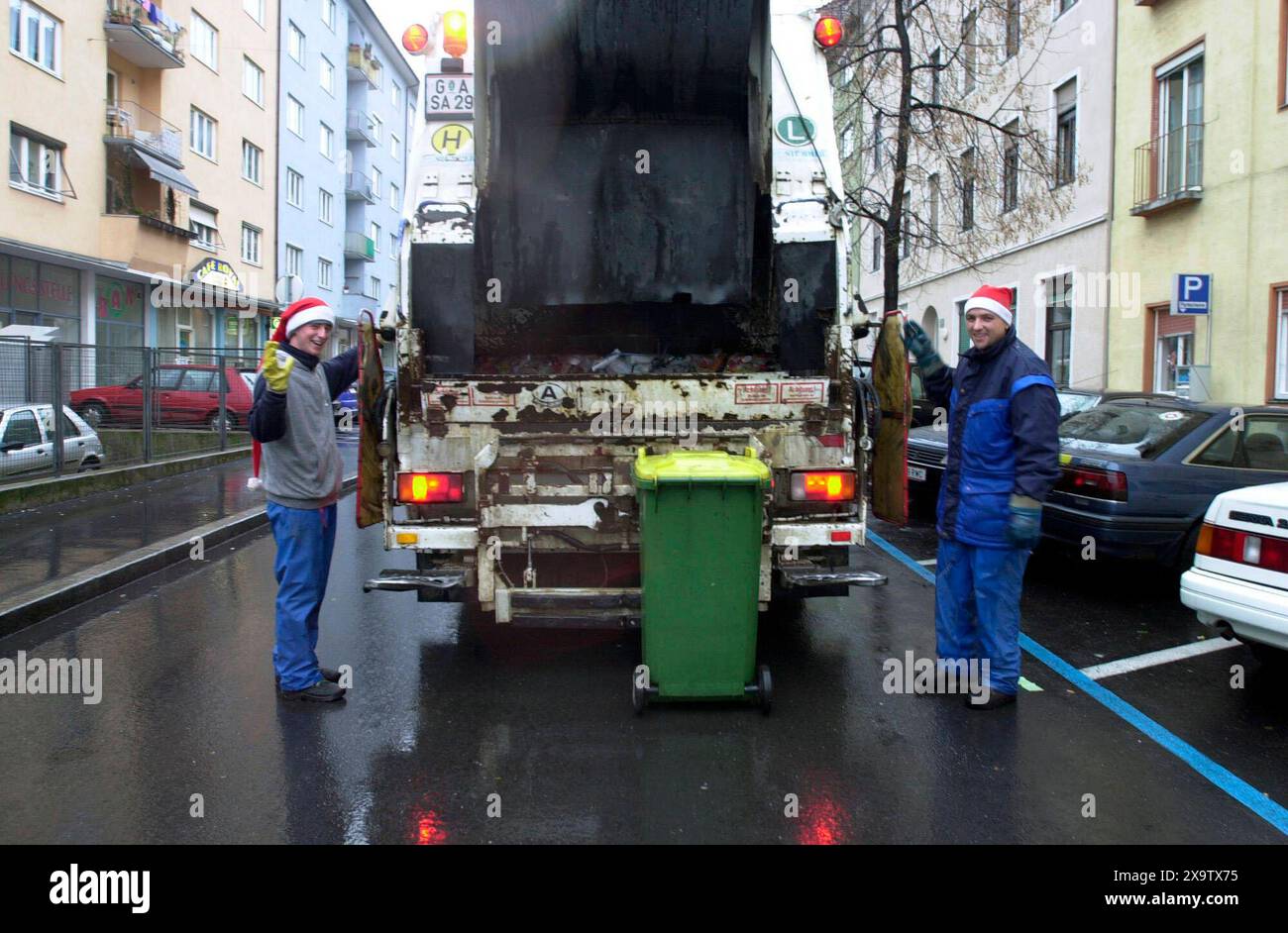 a garbage at the waste collection, waste separation and recycling ...