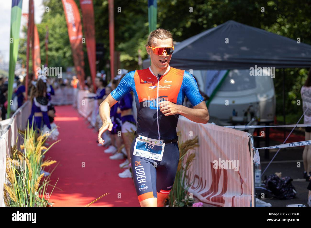 Tim Manders, ZVL-1886 Leiden, 4, Platz Berlin Triathlon 2024, Der ...