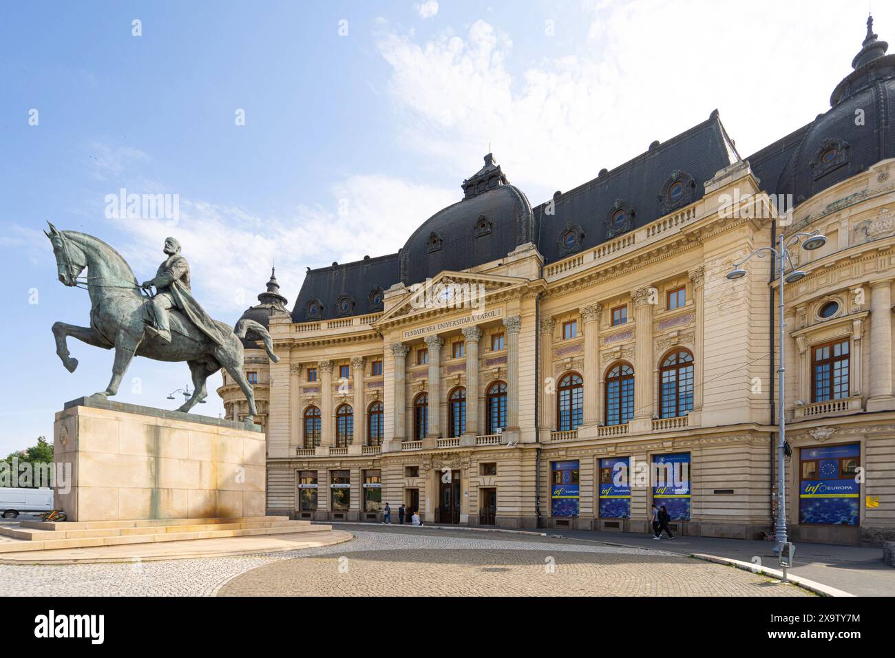 Bucharest, Romania. May 25, 2024. external view of the Carol I ...