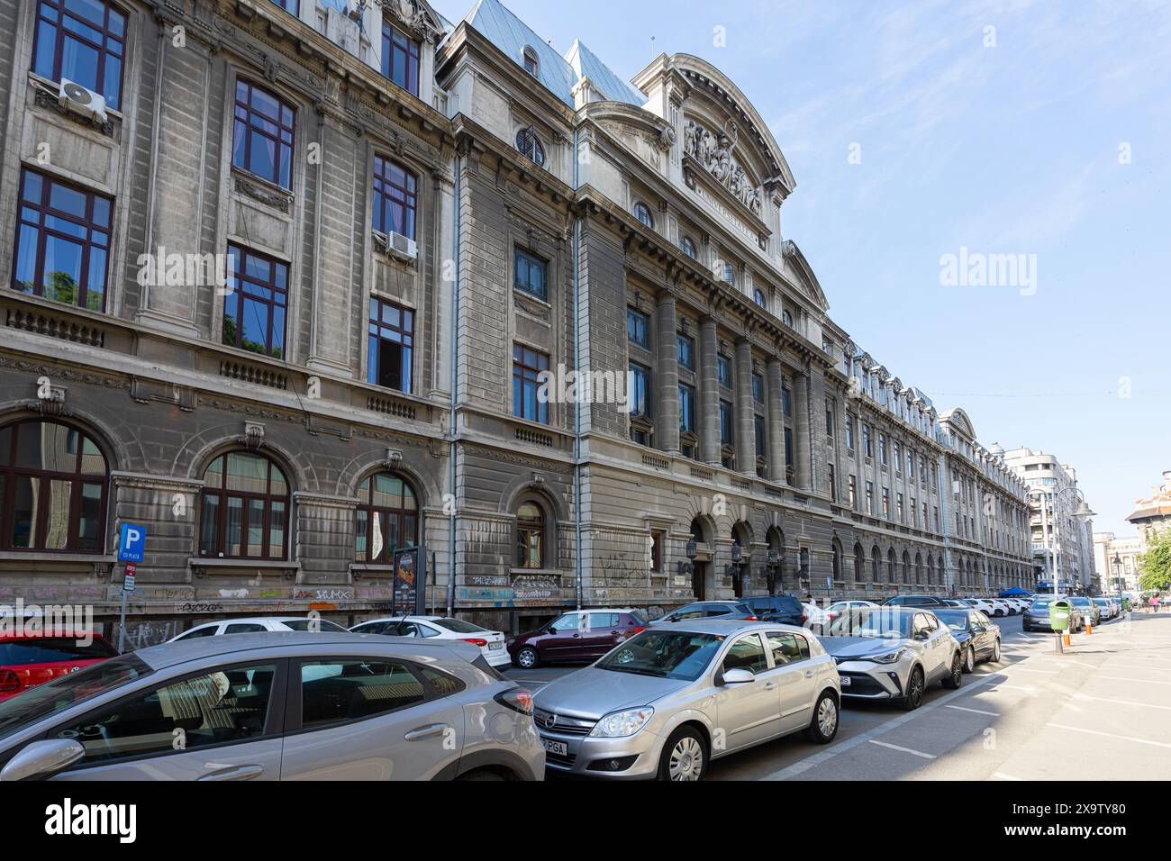 Bucharest, Romania. May 25, 2024. External view of the Faculty of ...