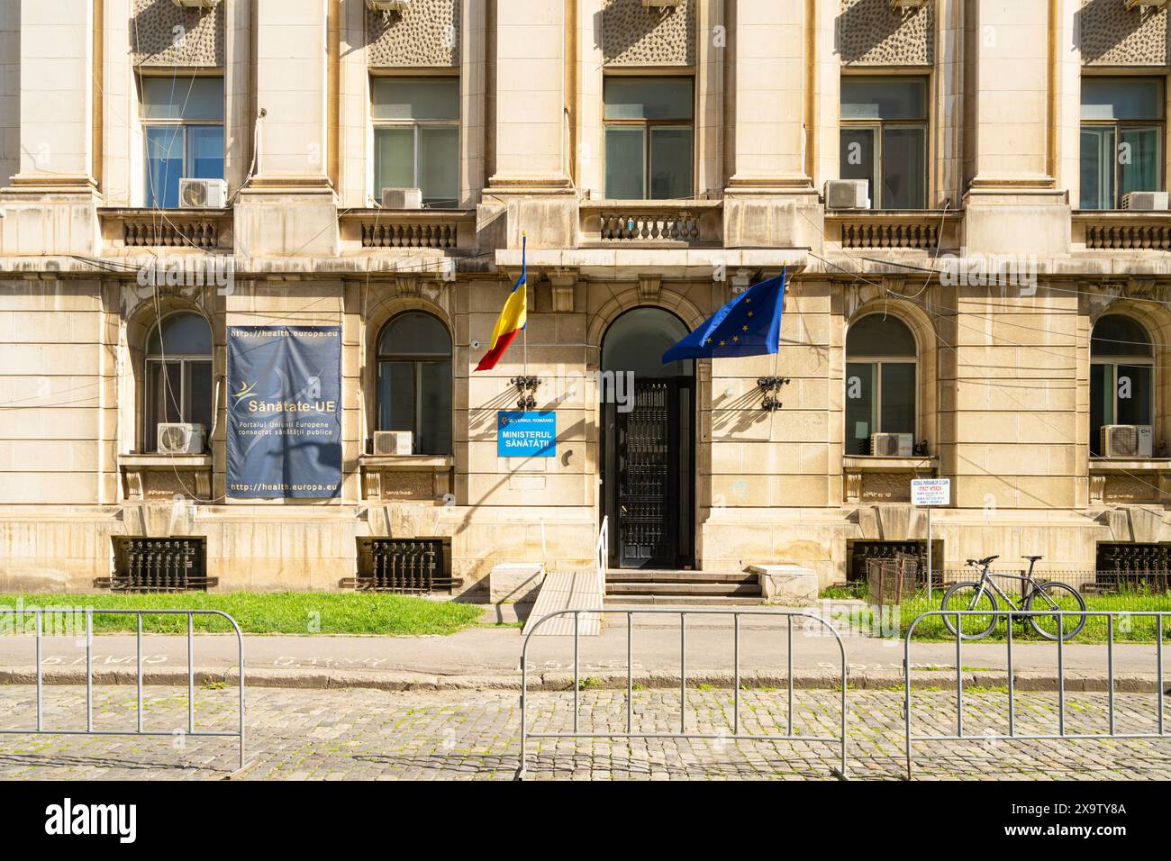 Bucharest, Romania. May 25, 2024. external view of the Ministry of ...