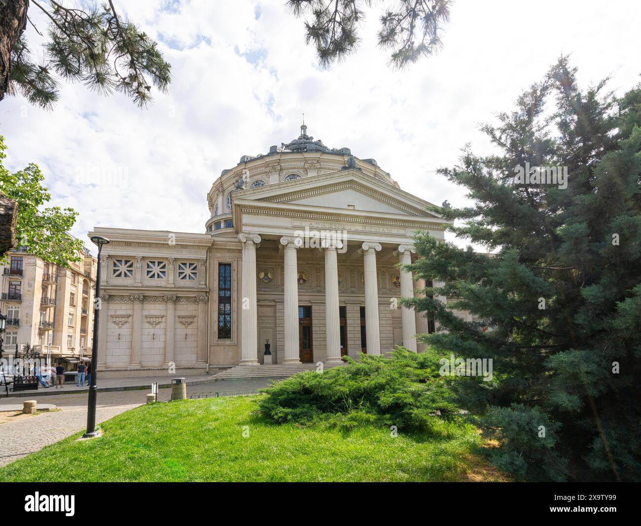 Bucharest, Romania. May 25, 2024. External view of the Romanian ...