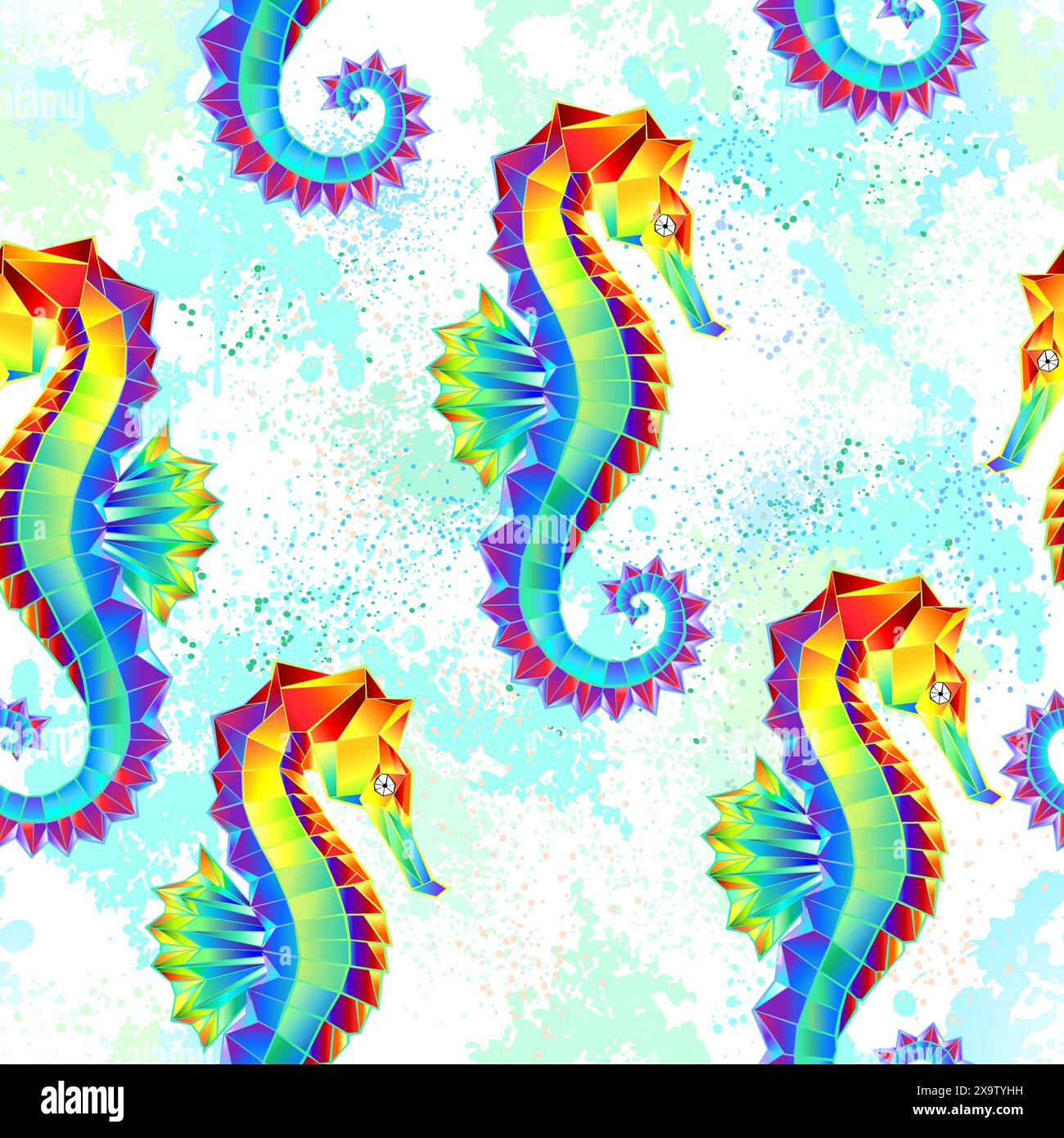 Rainbow face paint Stock Vector Images - Alamy